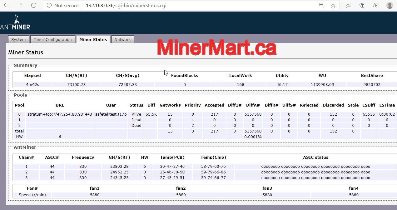 AntMiner S17, T17, S17Pro, S17+, T17+ Overclock Firmware | Miner Mart ...