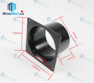120MM Fan Duct Adapter | MinerMart Canada
